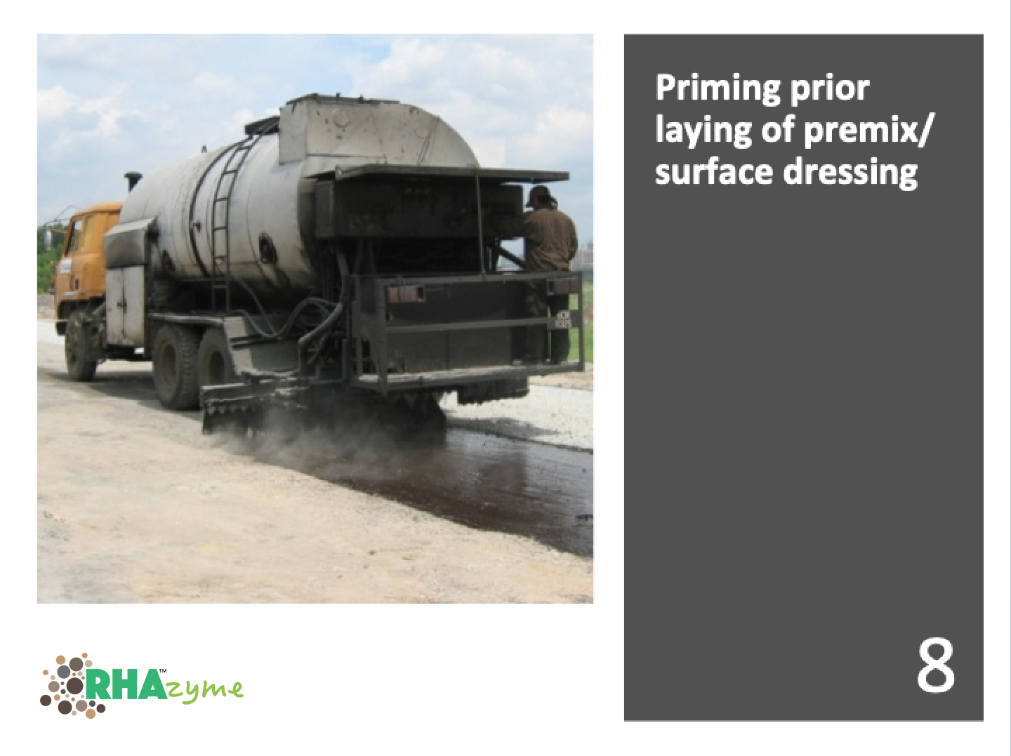 Application Method of RHAzyme – NBT Base & Pave S/B